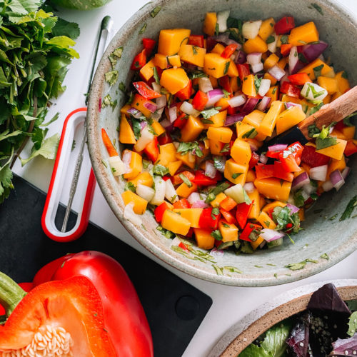 Chunky Mango Pico - Rachael's Good Eats
