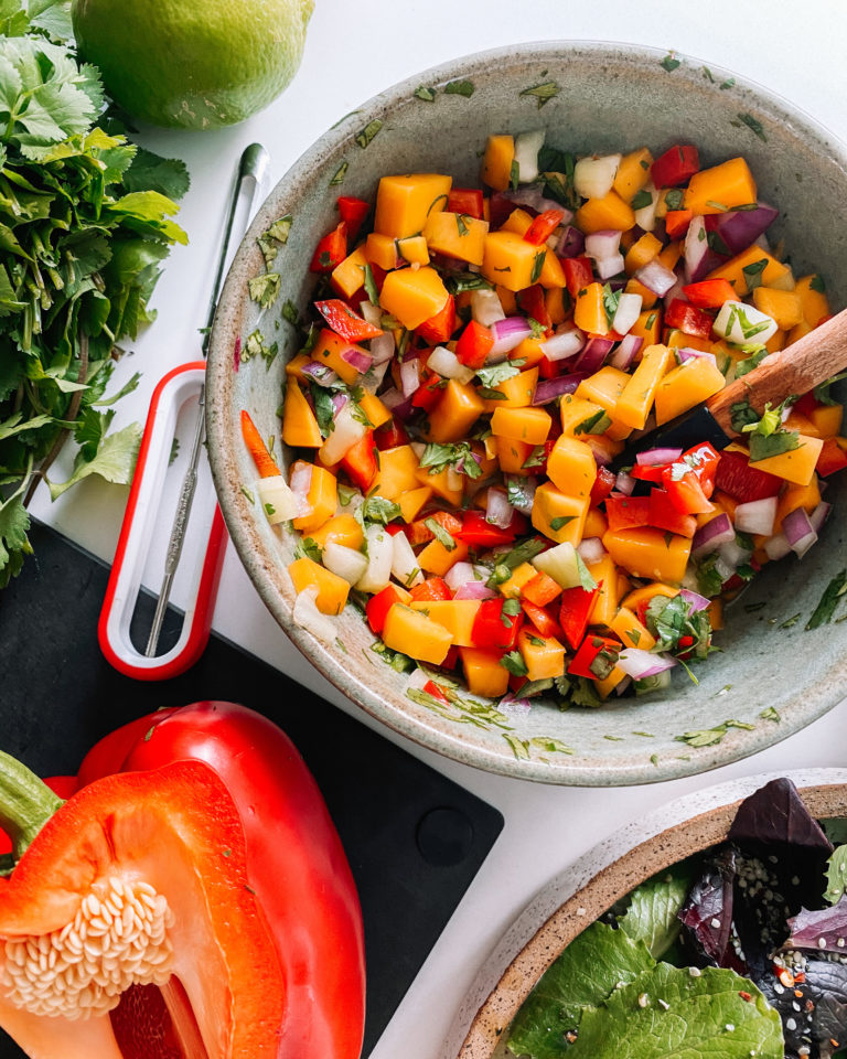 Chunky Mango Pico - Rachael's Good Eats