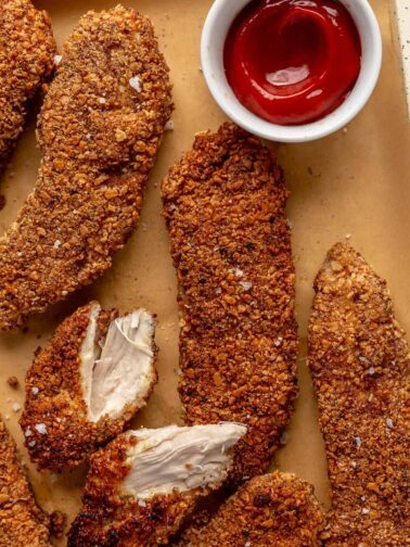 Crispy Hot Honey Chicken Caesar Salad - Rachael's Good Eats