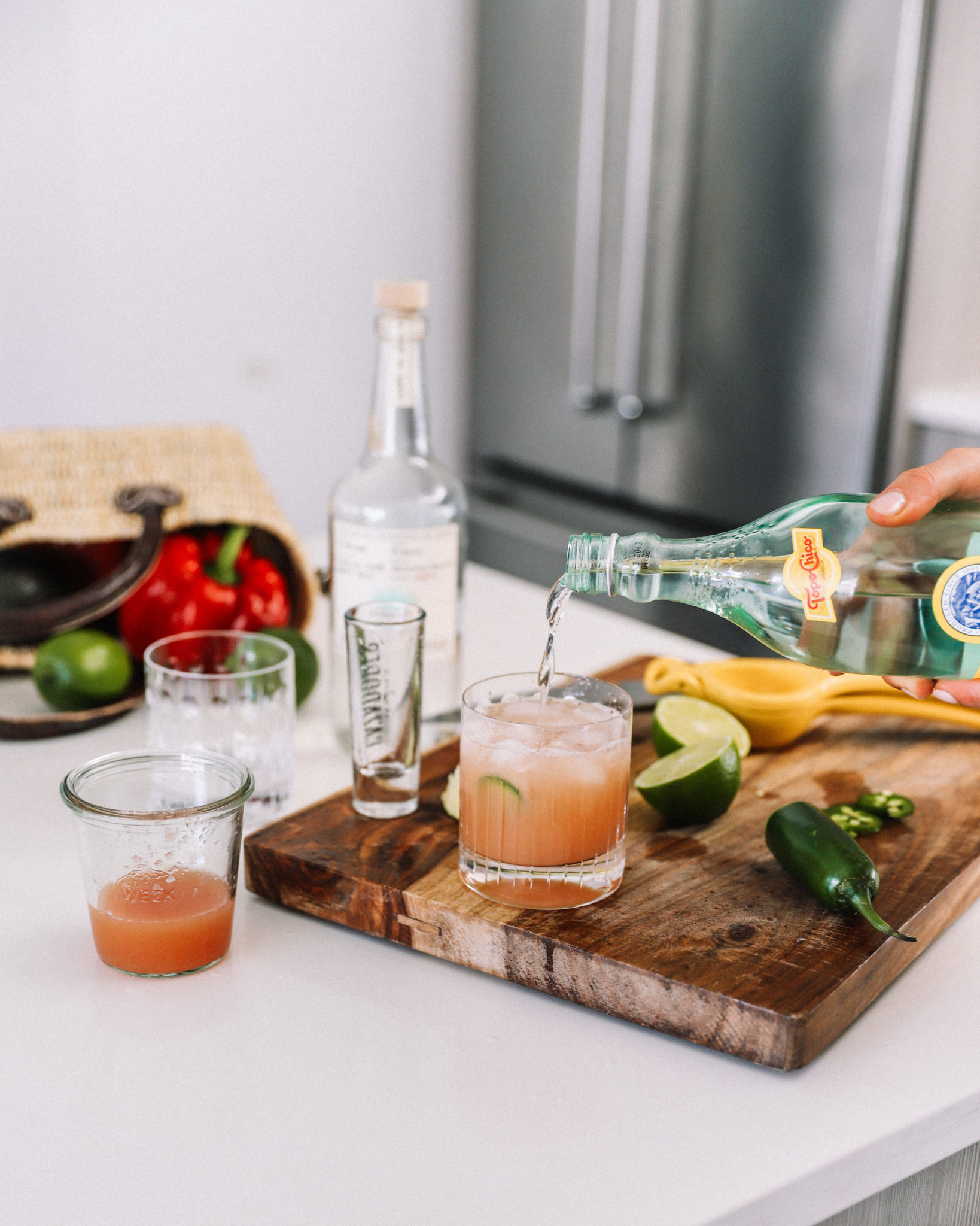 My Favorite Spicy Skinny Marg - Rachael's Good Eats