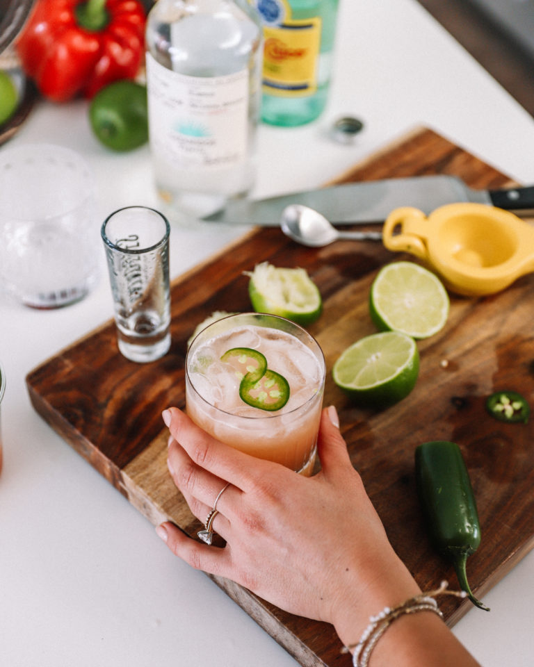 My Favorite Spicy Skinny Marg - Rachael's Good Eats