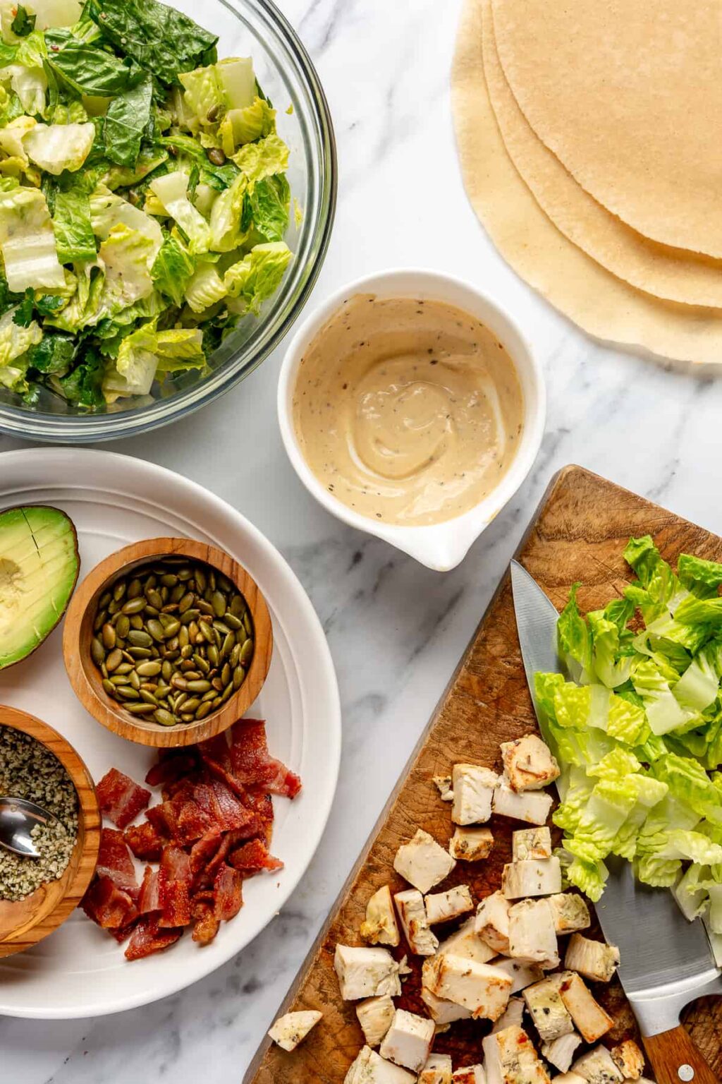 High-Protein Chicken Caesar Wrap - Rachael's Good Eats