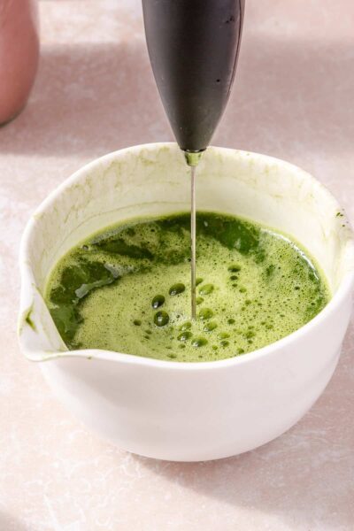 Raspberry Iced Matcha - Rachael's Good Eats