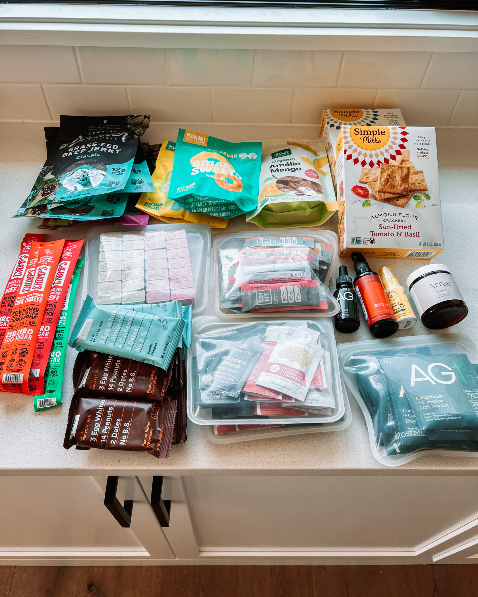My Travel Snacks & Supplements - Rachael's Good Eats