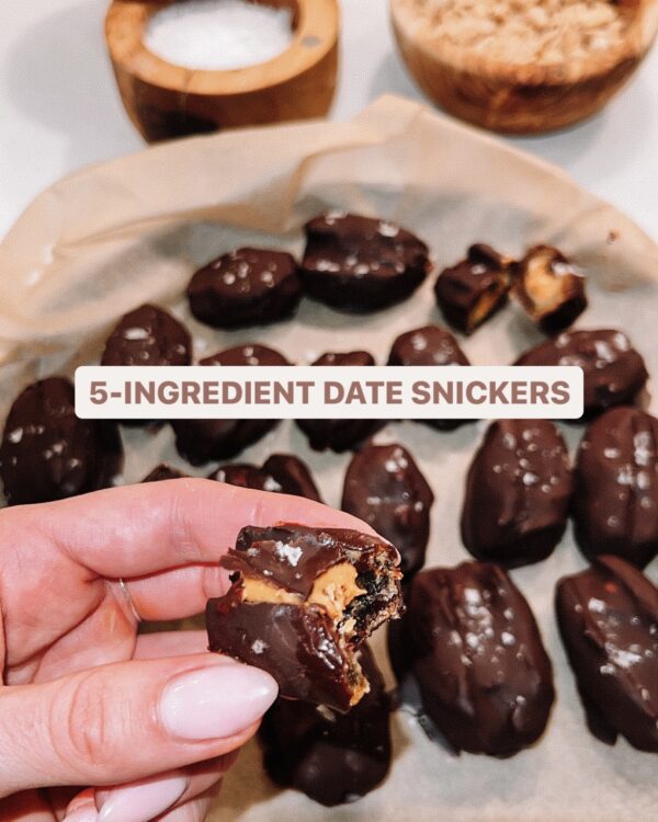 5-Ingredient Date Snickers - Rachael's Good Eats