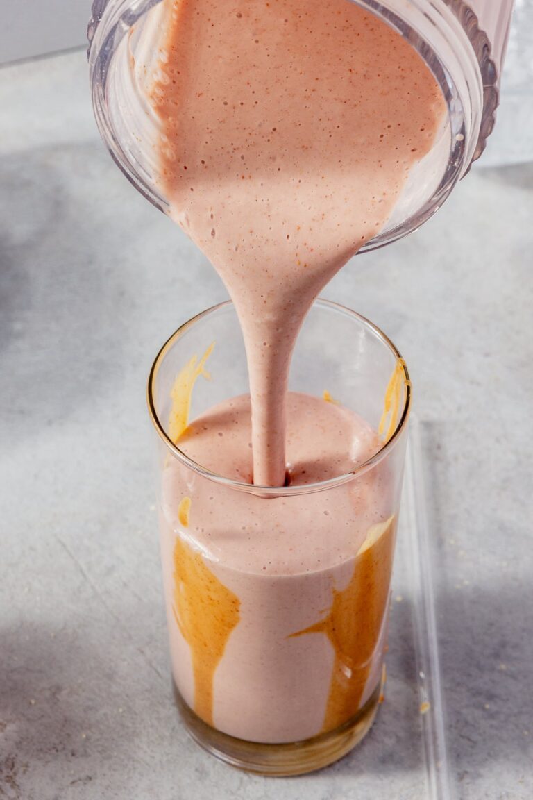 PB & Raspberry Smoothie - Rachael's Good Eats