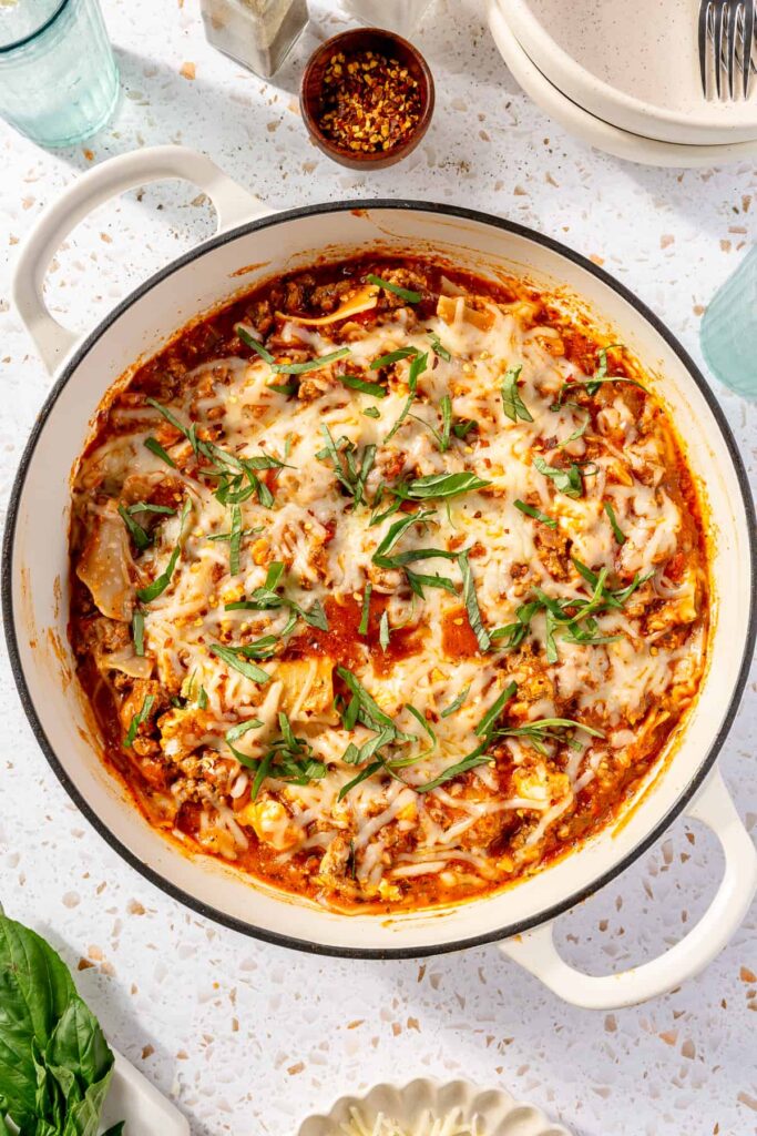 One Pan Lasagna Skillet - Rachael's Good Eats