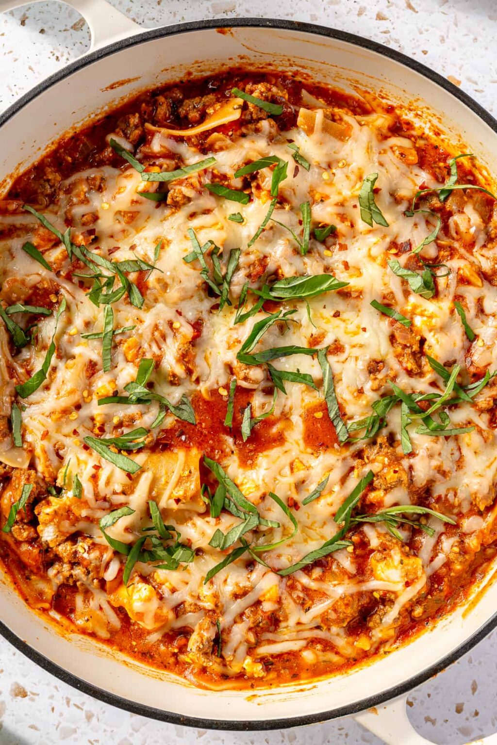 One Pan Lasagna Skillet - Rachael's Good Eats