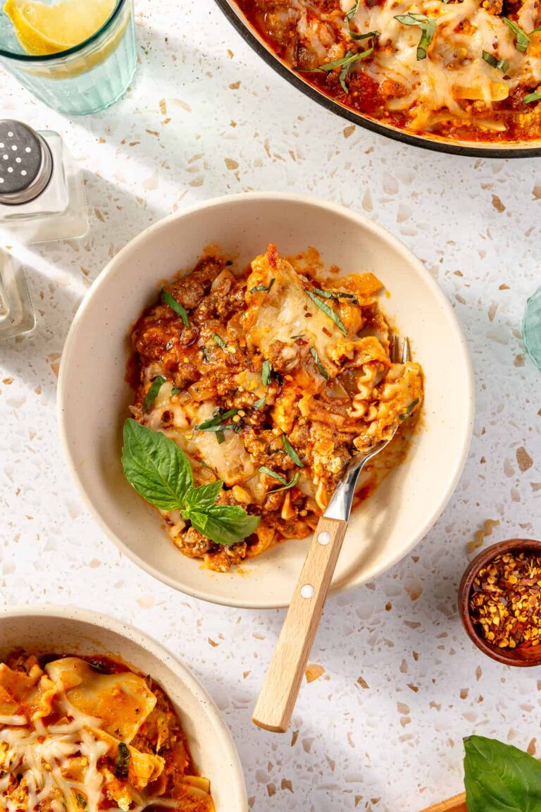 One Pan Lasagna Skillet - Rachael's Good Eats