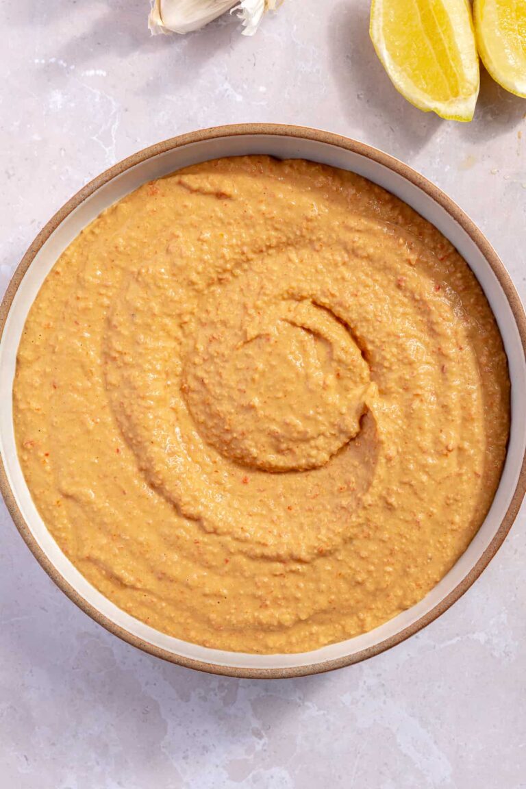 Roasted Red Pepper Hummus - Rachael's Good Eats