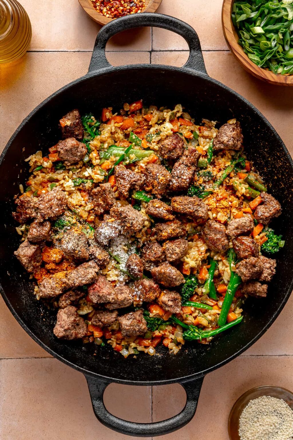 Beef Fried Rice - Rachael's Good Eats