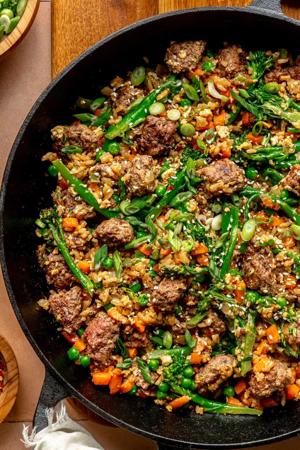 Beef Fried Rice - Rachael's Good Eats