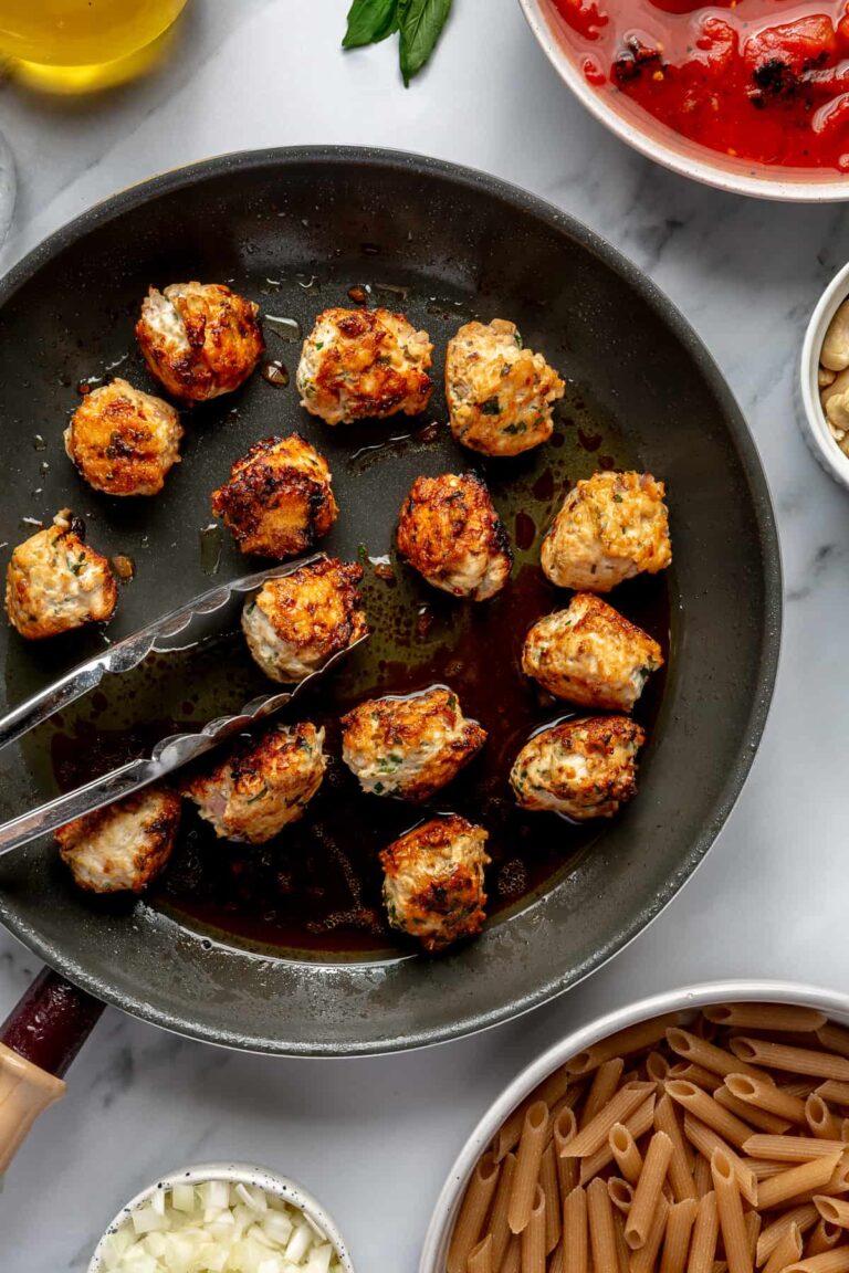 Spicy Penne Alla Vodka With Meatballs - Rachael's Good Eats