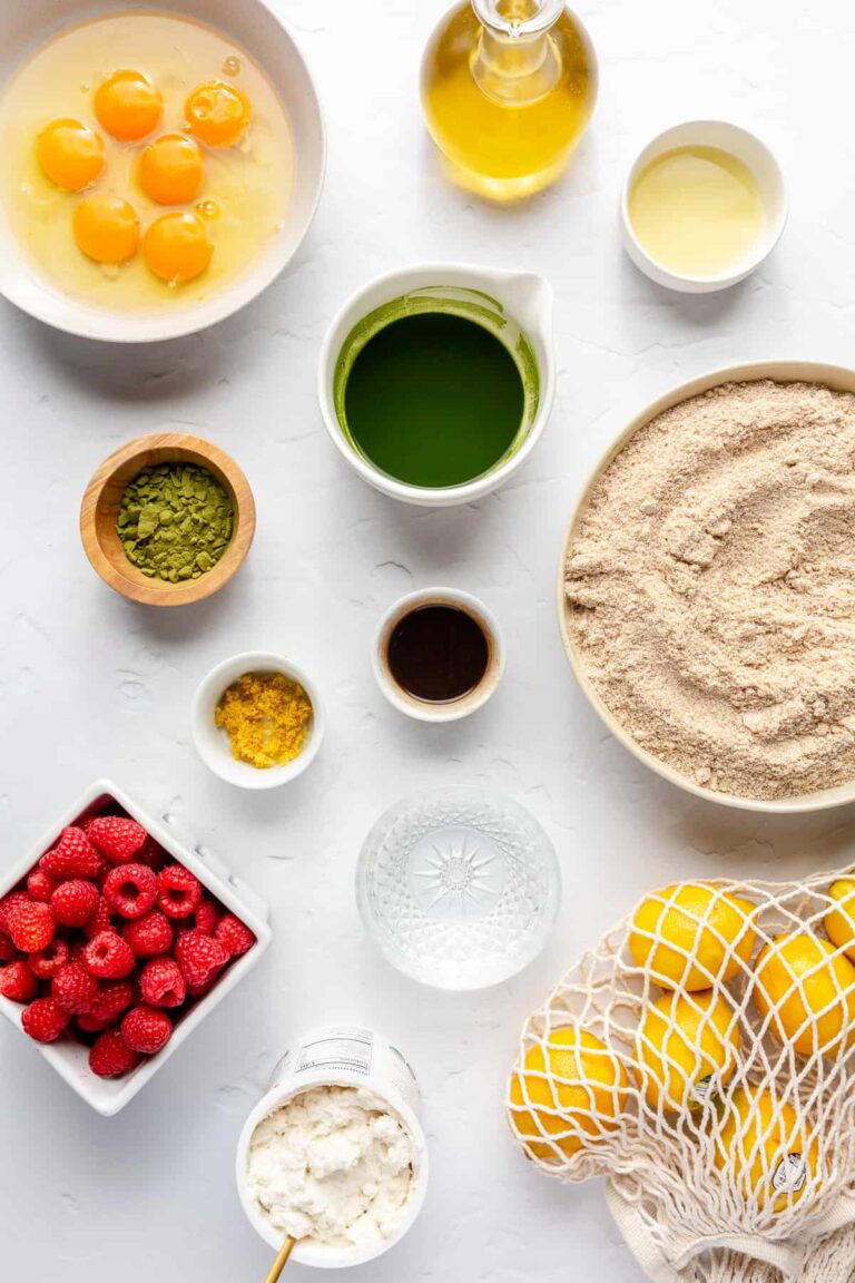 Gluten-Free Vanilla Cake with Matcha & Lemon - Rachael's Good Eats