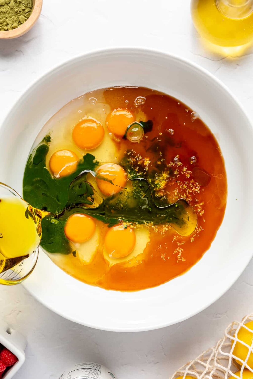 Gluten-Free Vanilla Cake with Matcha & Lemon - Rachael's Good Eats