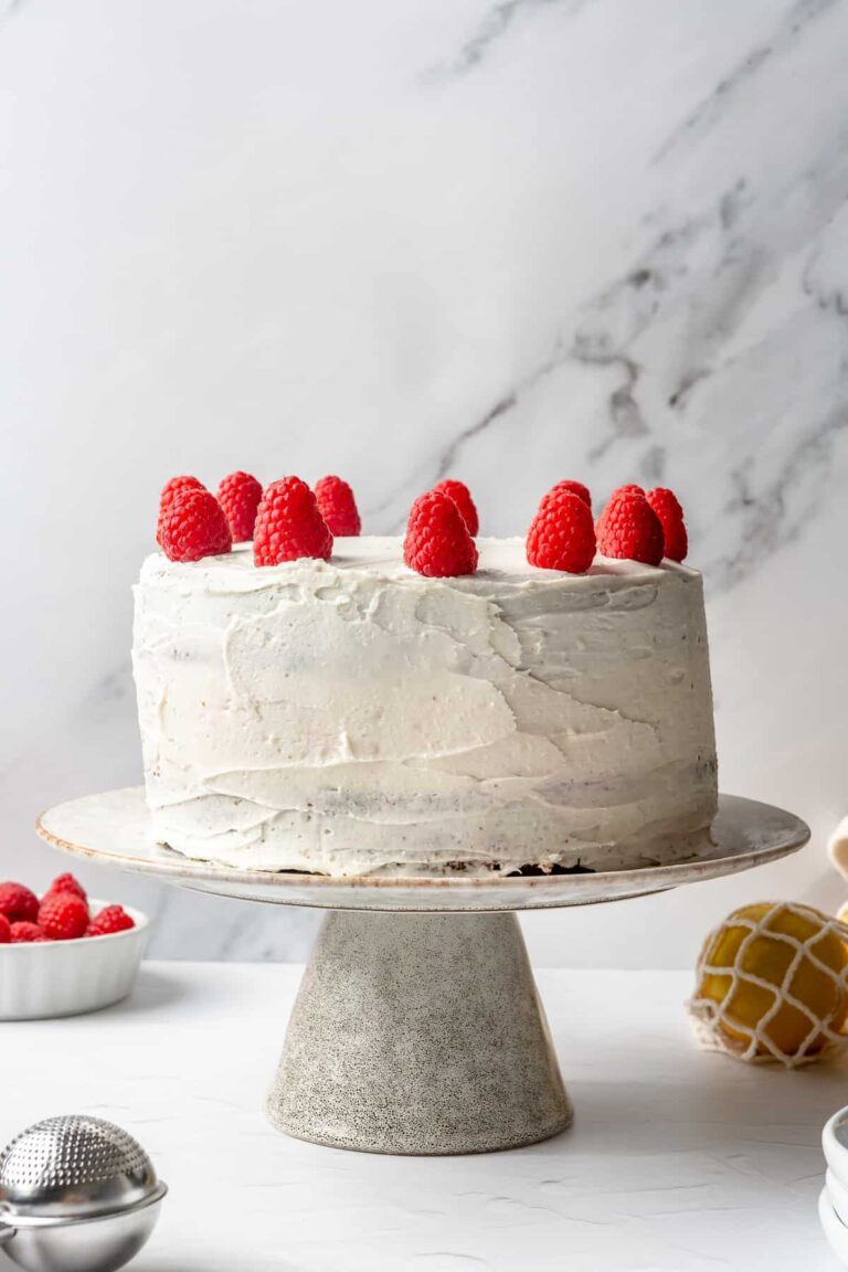 Gluten-Free Vanilla Cake with Matcha & Lemon - Rachael's Good Eats