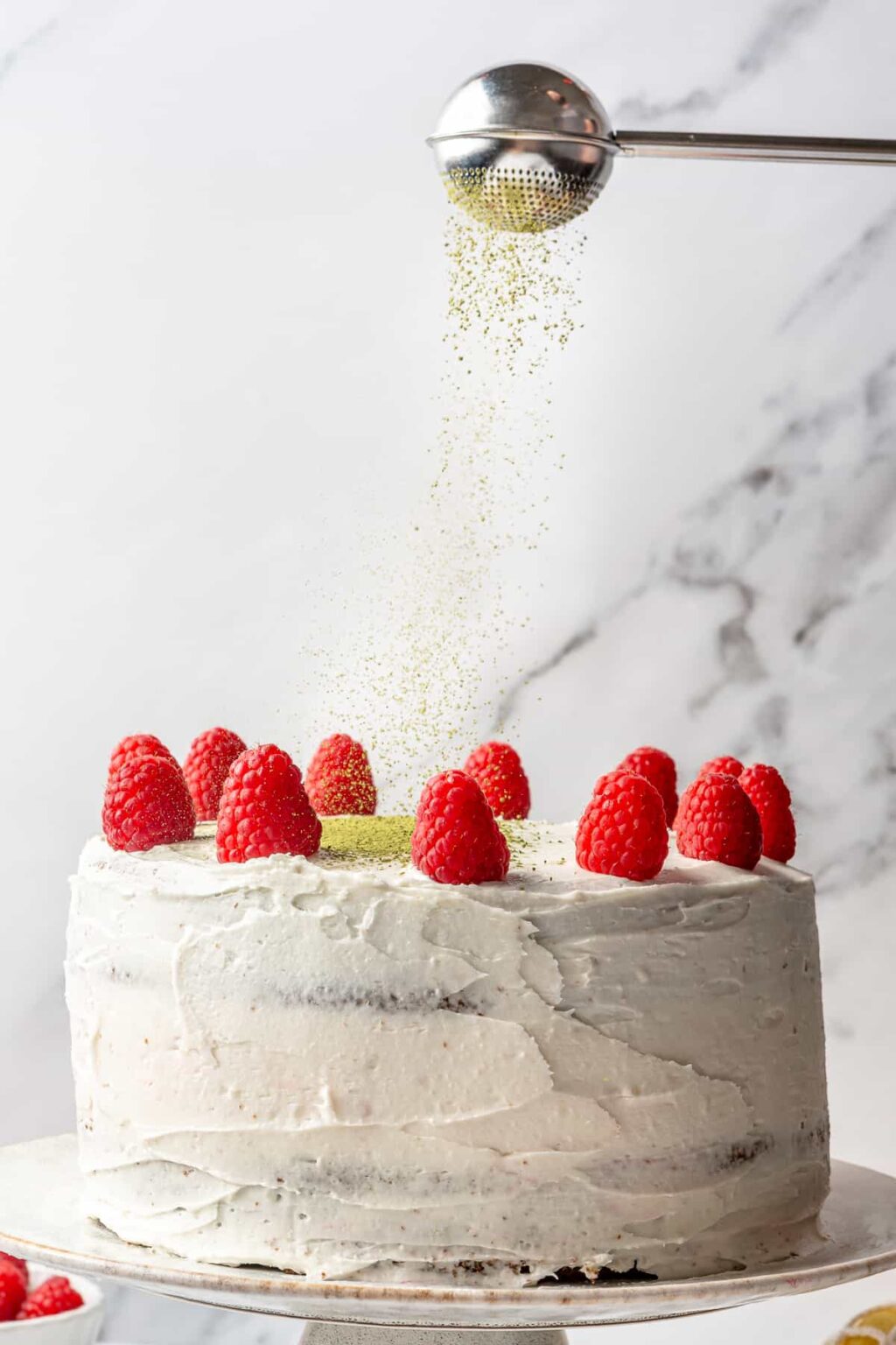 Gluten-Free Vanilla Cake with Matcha & Lemon - Rachael's Good Eats
