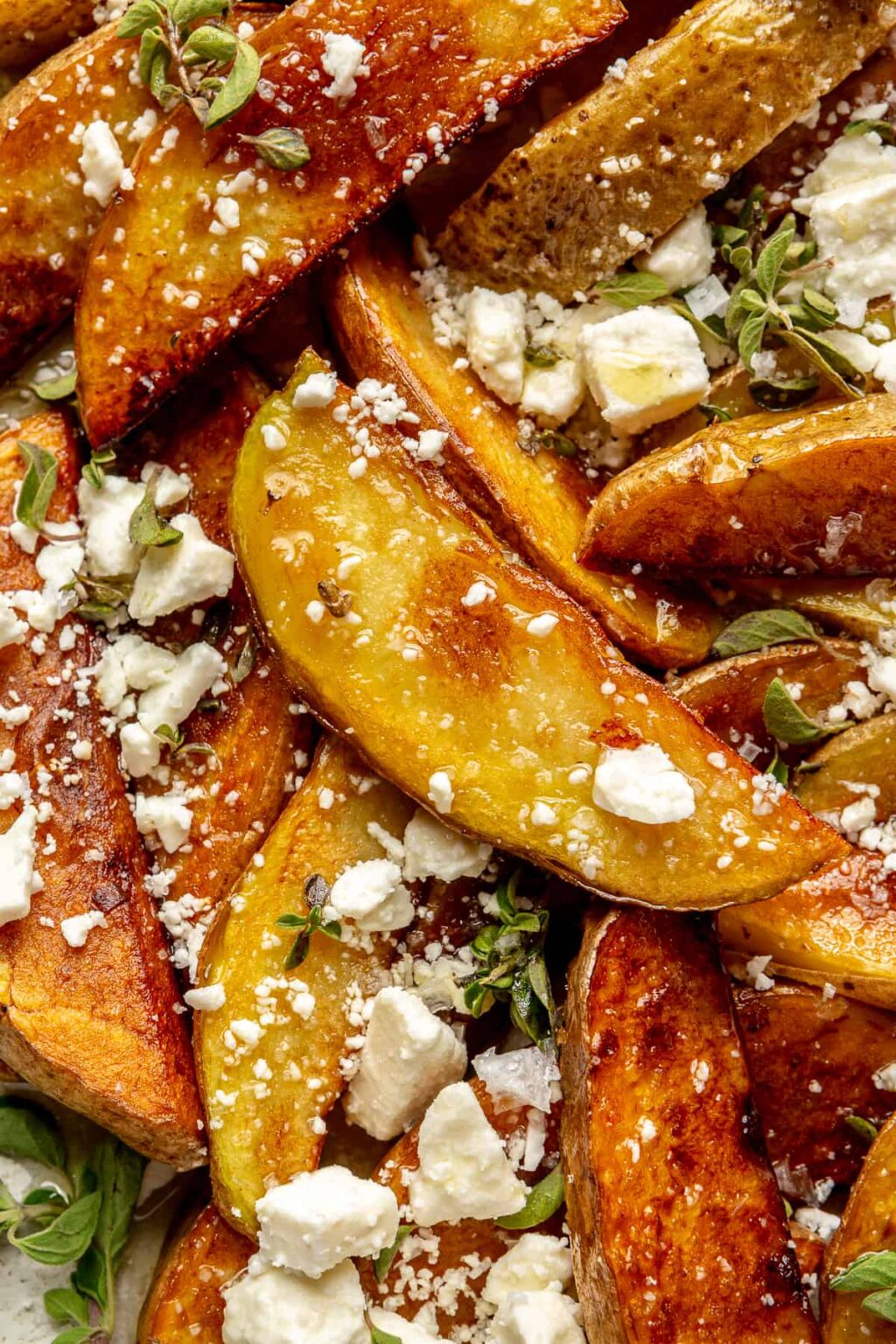 Greek Feta Fries - Rachael's Good Eats