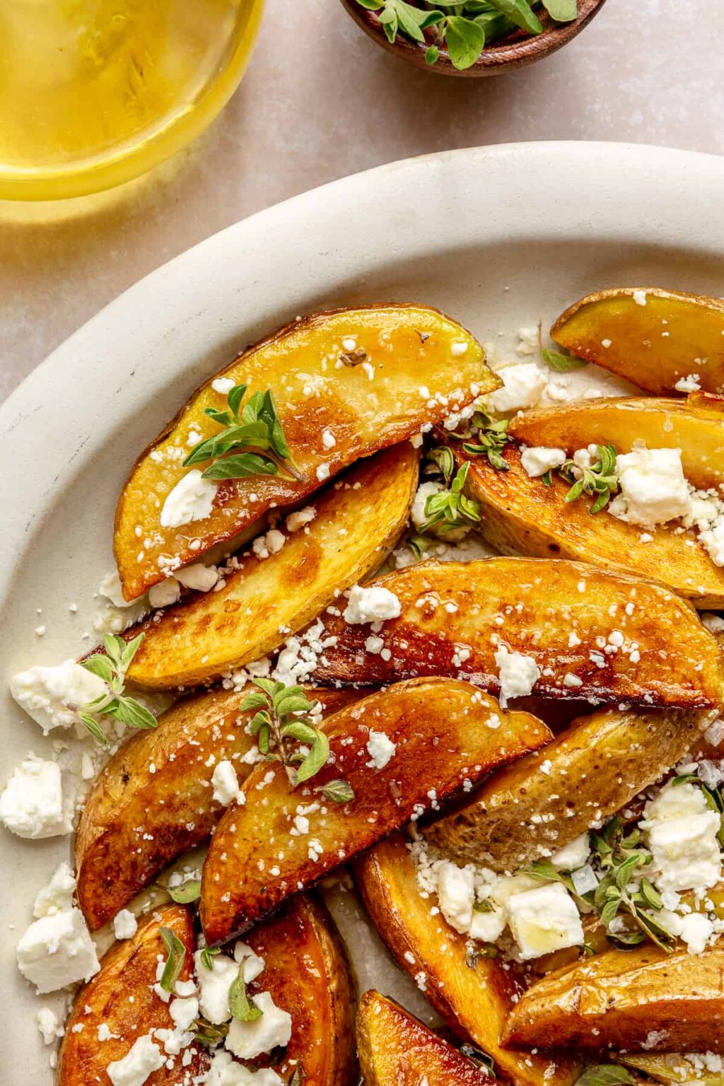 Greek Feta Fries - Rachael's Good Eats