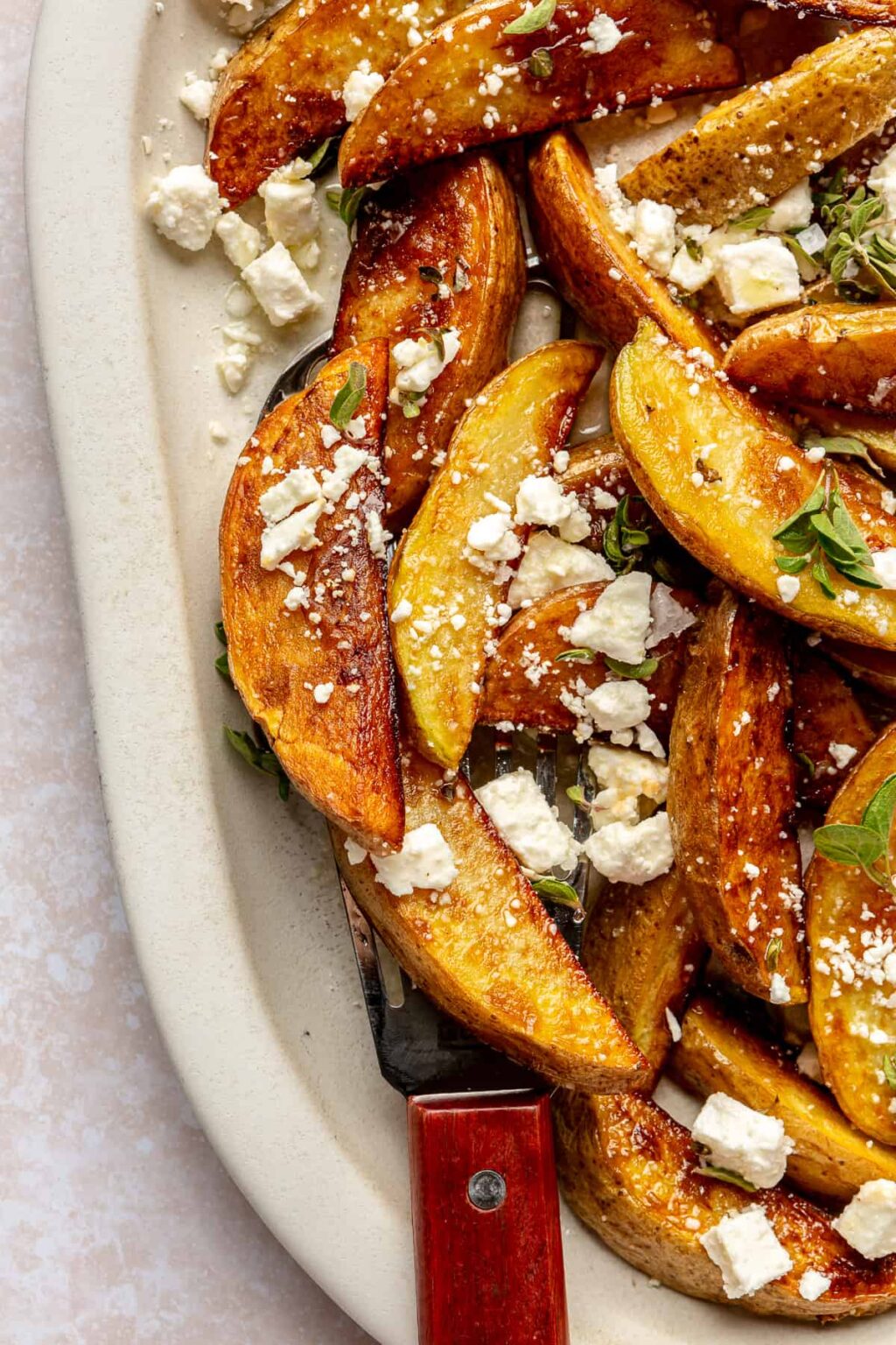 Greek Feta Fries - Rachael's Good Eats