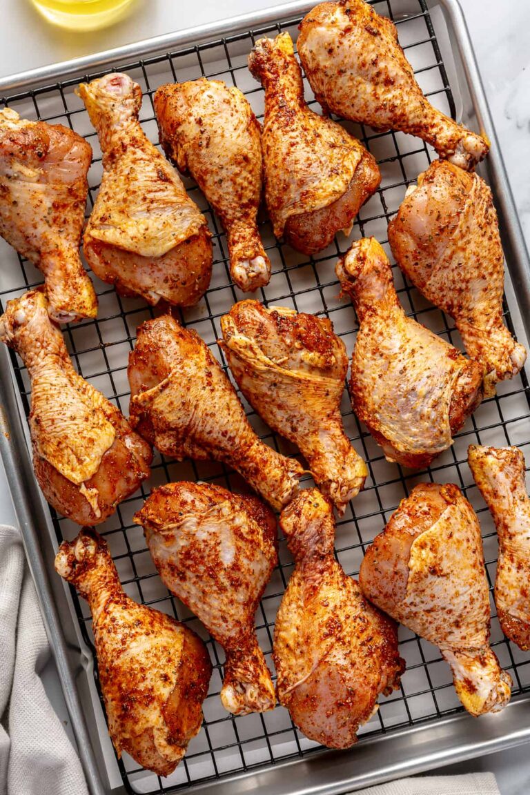 Seasoned Crispy Chicken Drumsticks - Rachael's Good Eats