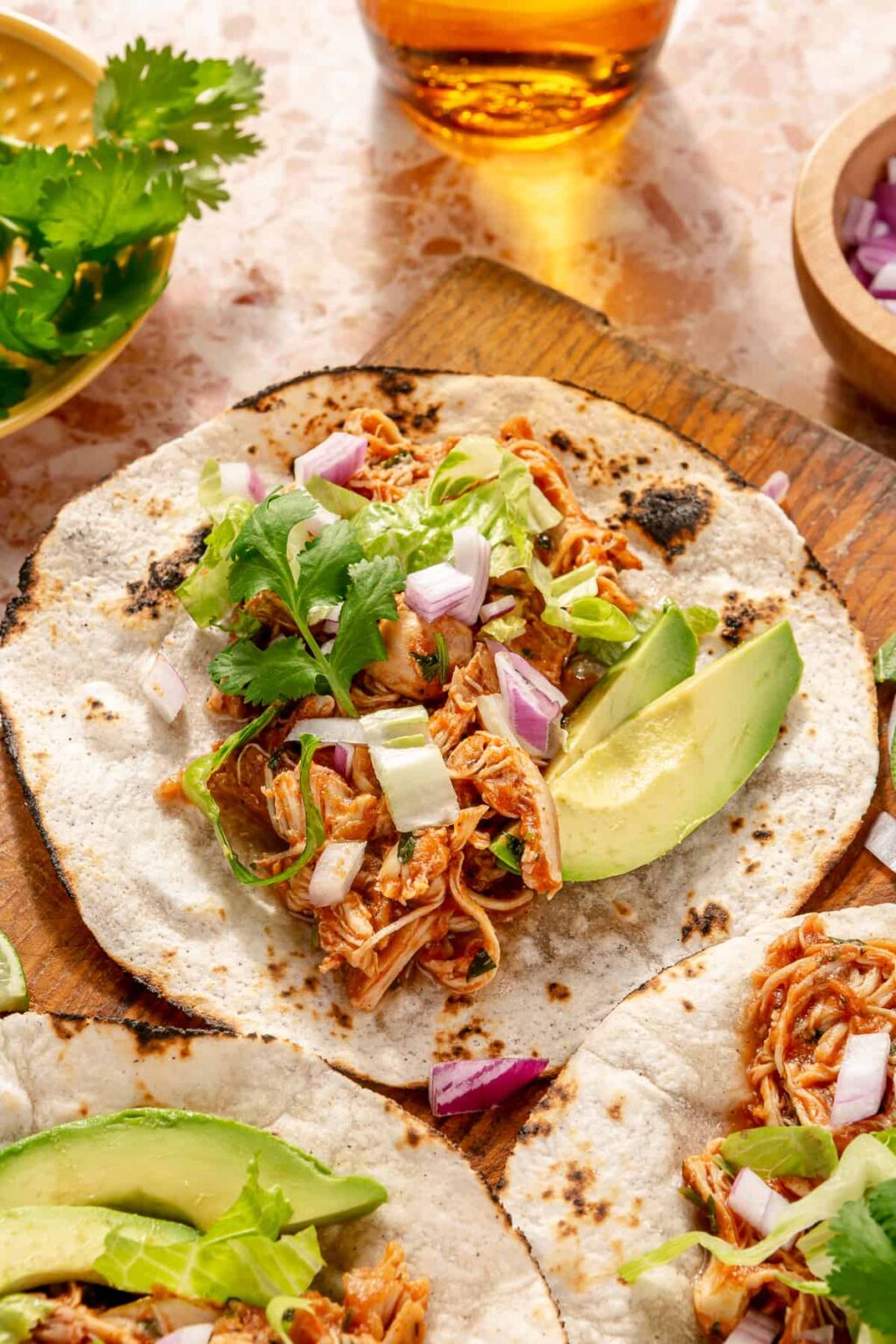 Crockpot Chicken Tinga Tacos - Rachael's Good Eats