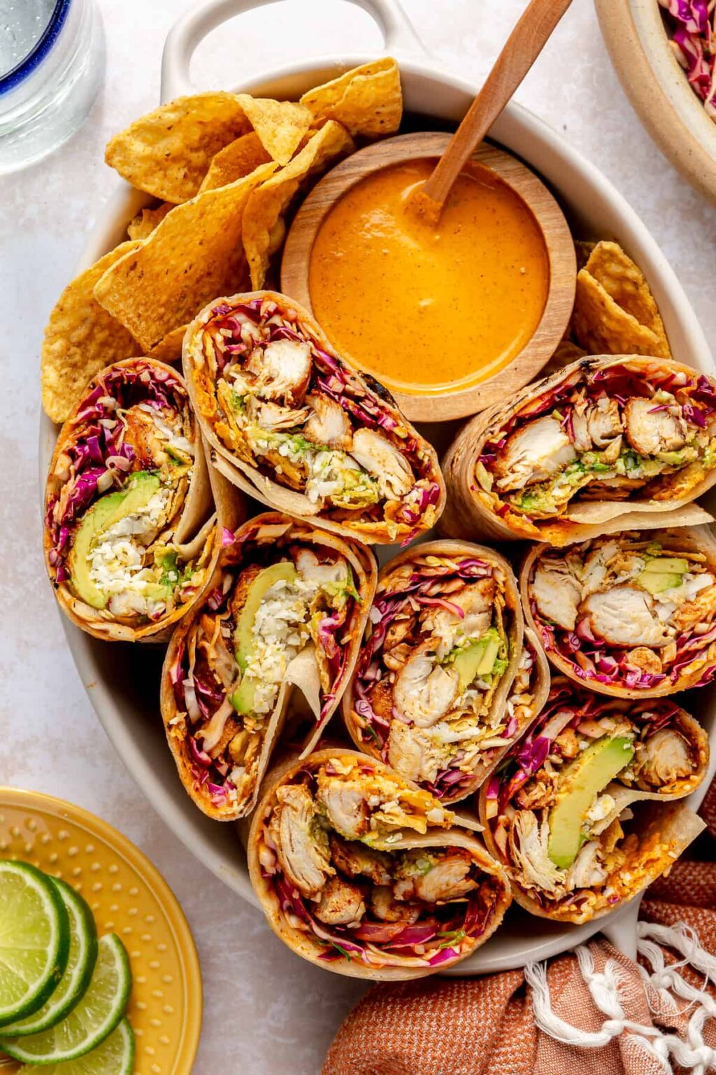 Southwest Chicken Wraps - Rachael's Good Eats