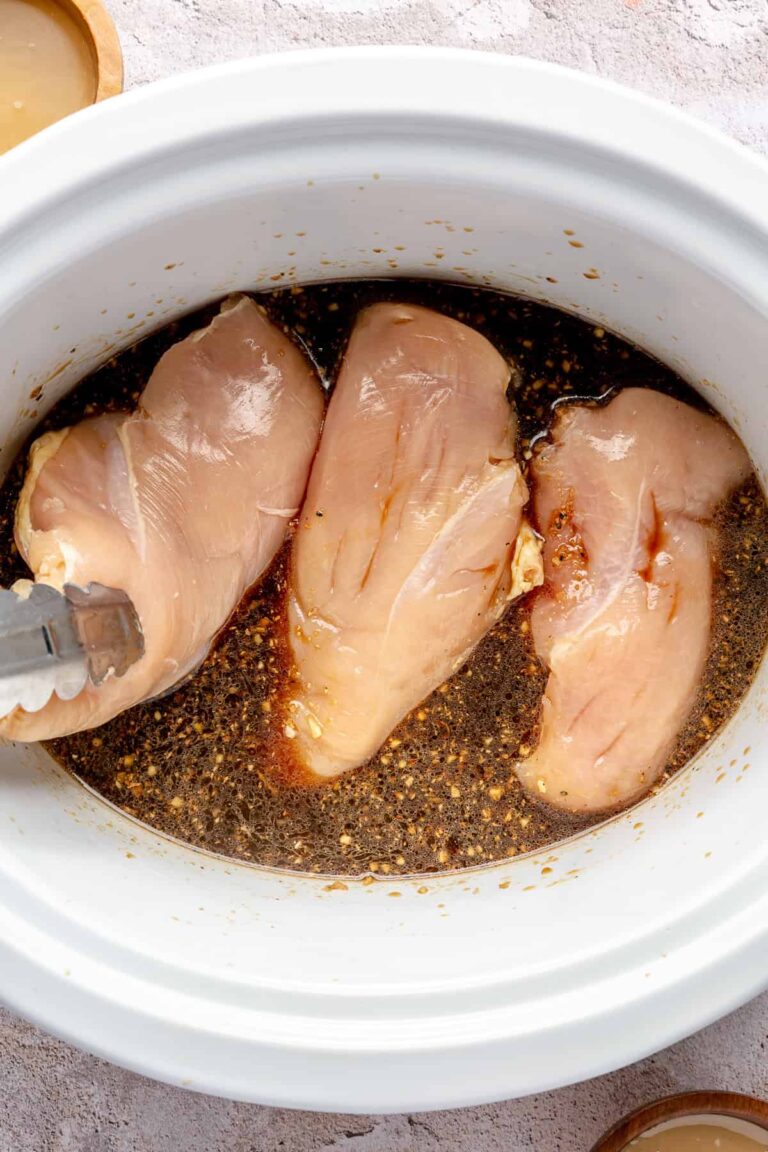 Creamy Crockpot Sesame Chicken - Rachael's Good Eats