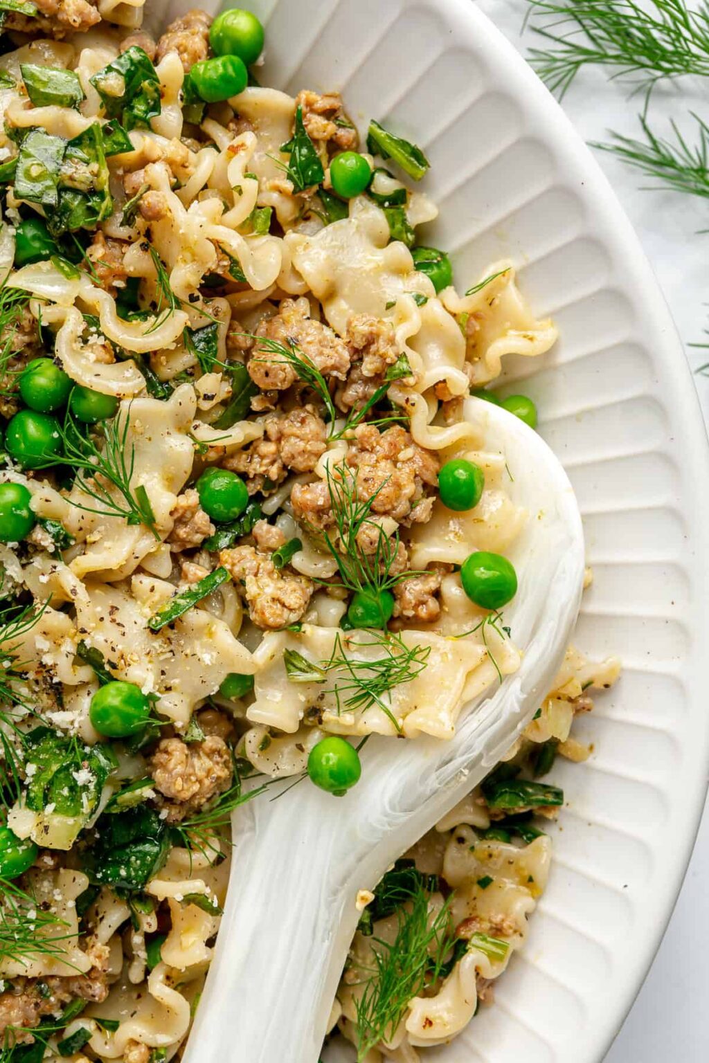 Herby Spring Pasta Salad With Protein - Rachael's Good Eats