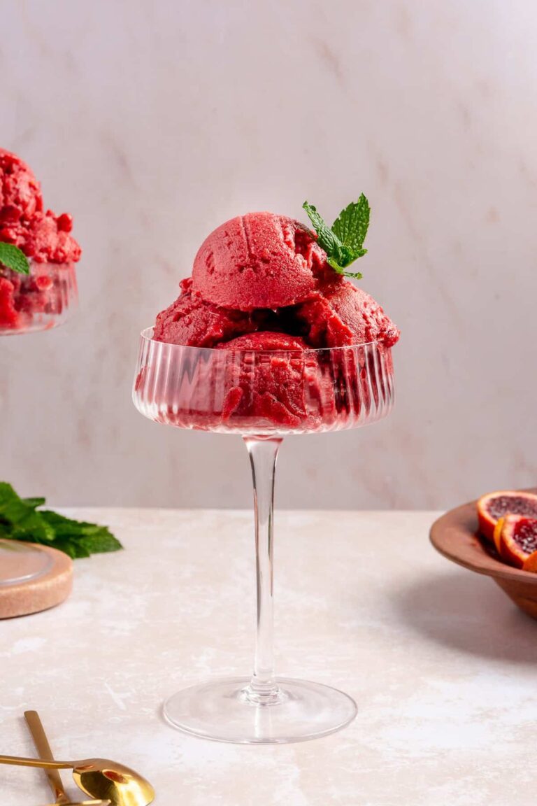 One-Ingredient Blood Orange Sorbet - Rachael's Good Eats