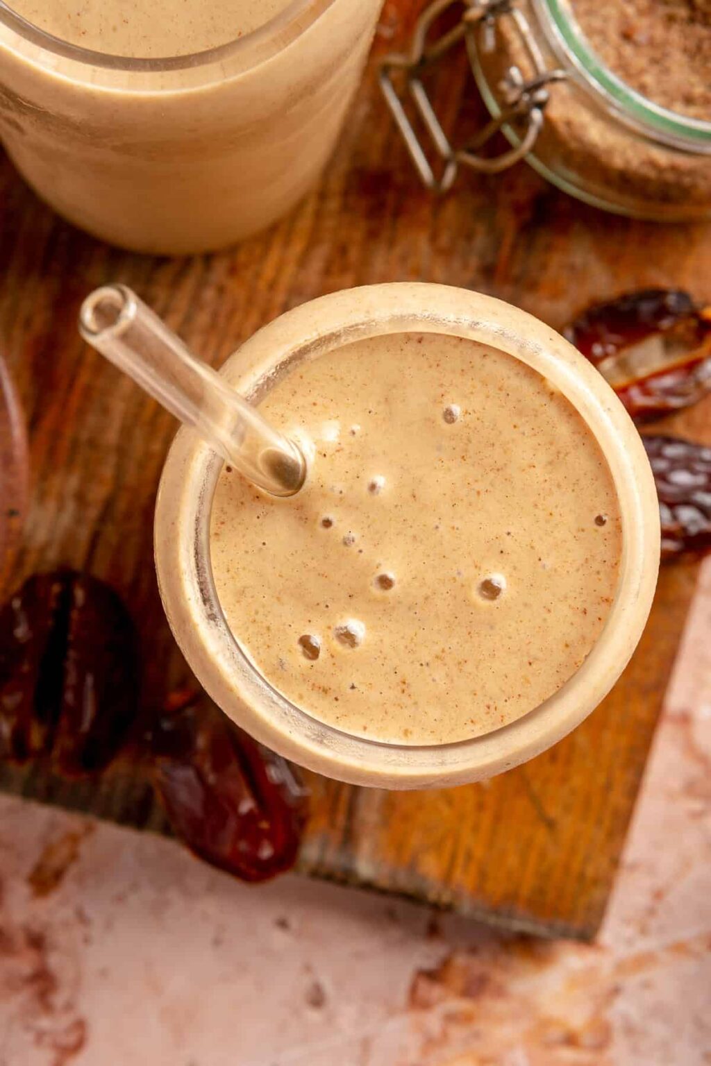 Preggy Date Cinnamon Roll Smoothie - Rachael's Good Eats