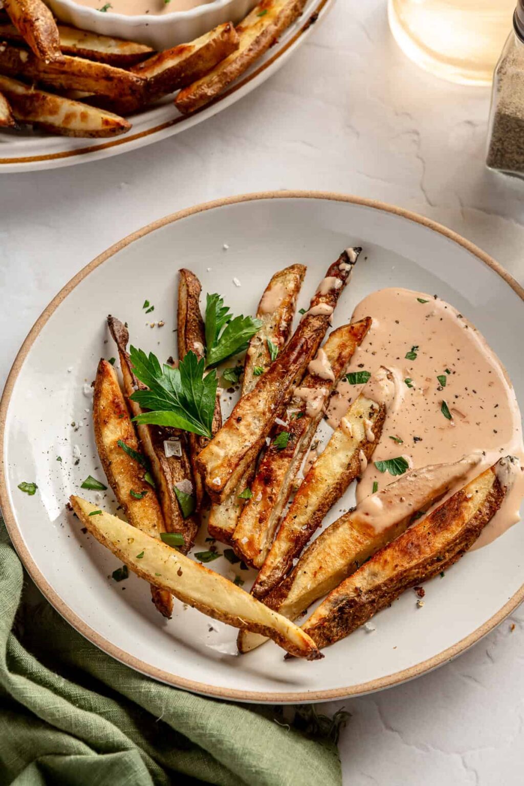 Gameday Garlic Fries - Rachael's Good Eats