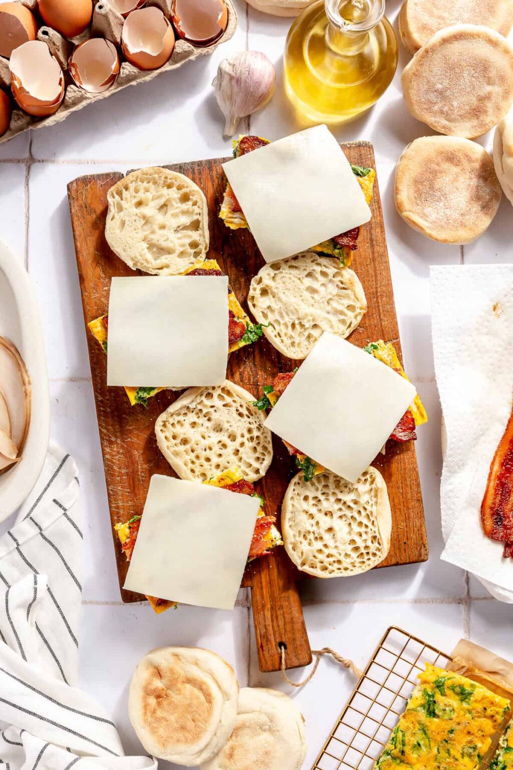 Prep Ahead High-Protein Breakfast Sammies - Rachael's Good Eats