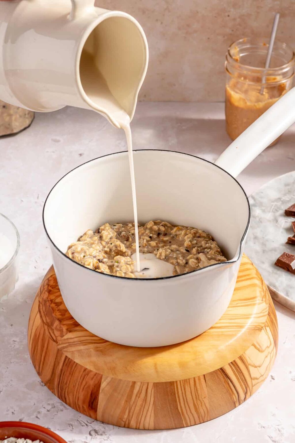 Warming Chocolate Oatmeal Pudding - Rachael's Good Eats