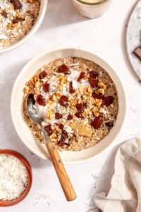 Warming Chocolate Oatmeal Pudding - Rachael's Good Eats