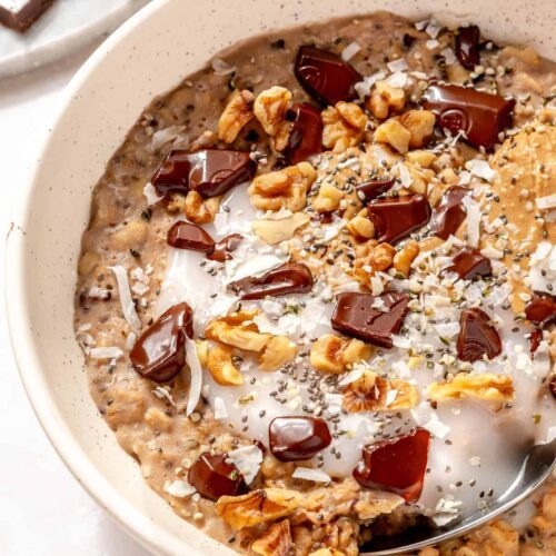 Warming Chocolate Oatmeal Pudding - Rachael's Good Eats