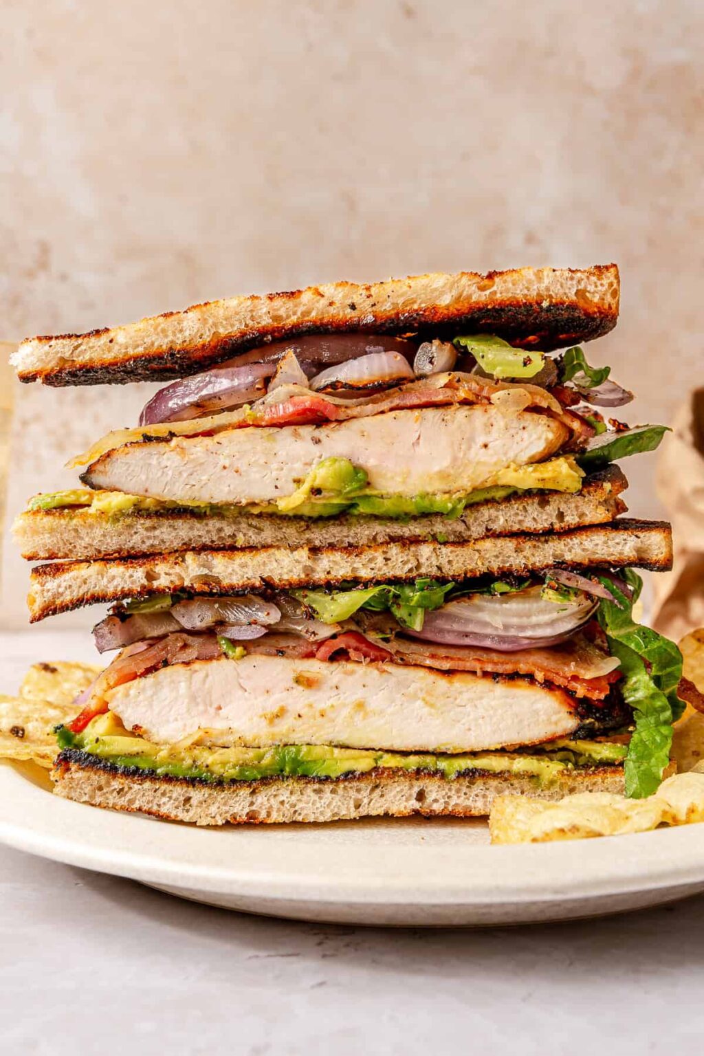 Grilled Honey Chipotle Chicken Avocado Melt (High-Protein Sandwich ...