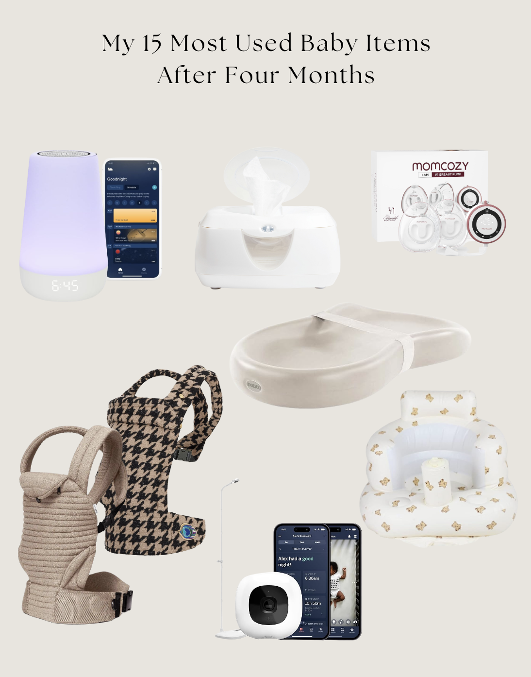 My 15 Most Used Baby Items After Four Months - Rachael's Good Eats