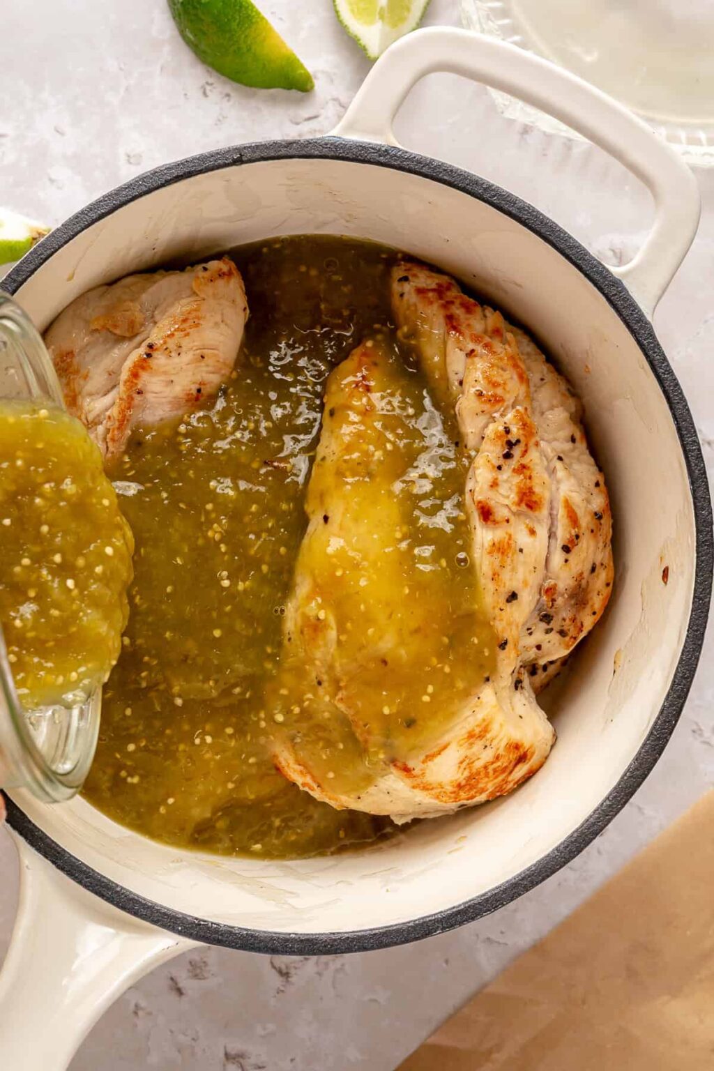 20-Minute Shredded Chicken Verde - Rachael's Good Eats