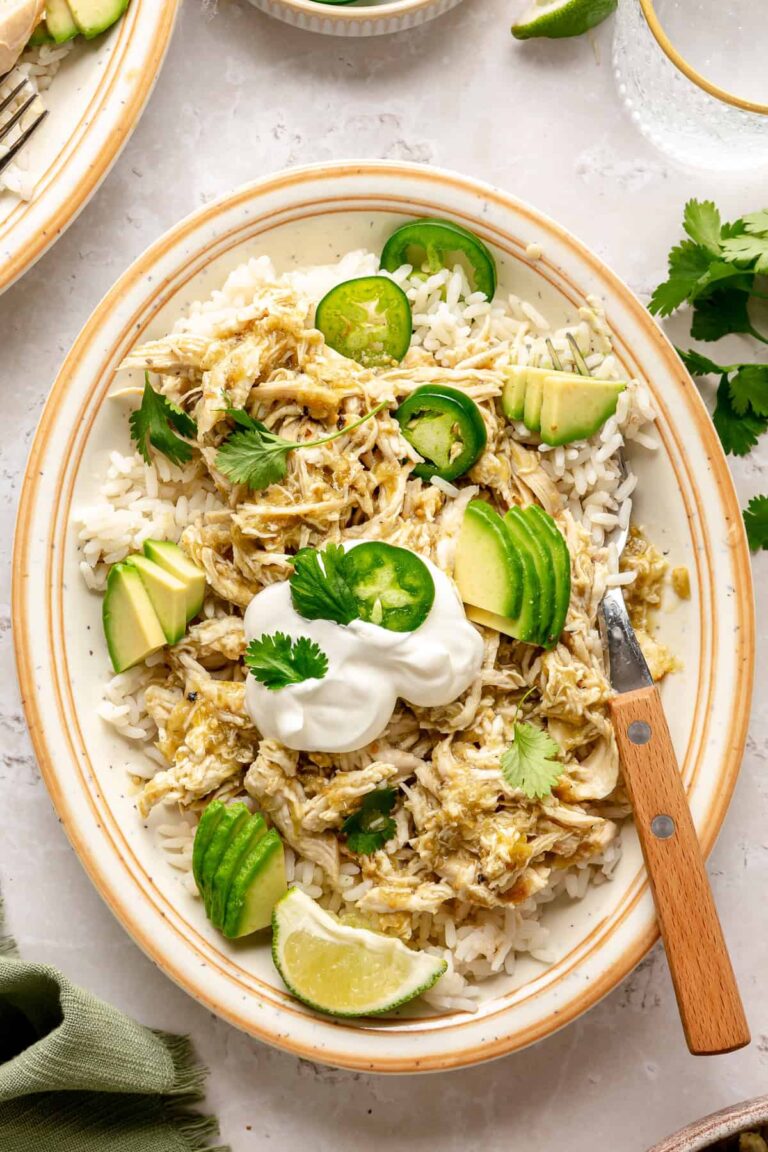 20-Minute Shredded Chicken Verde - Rachael's Good Eats