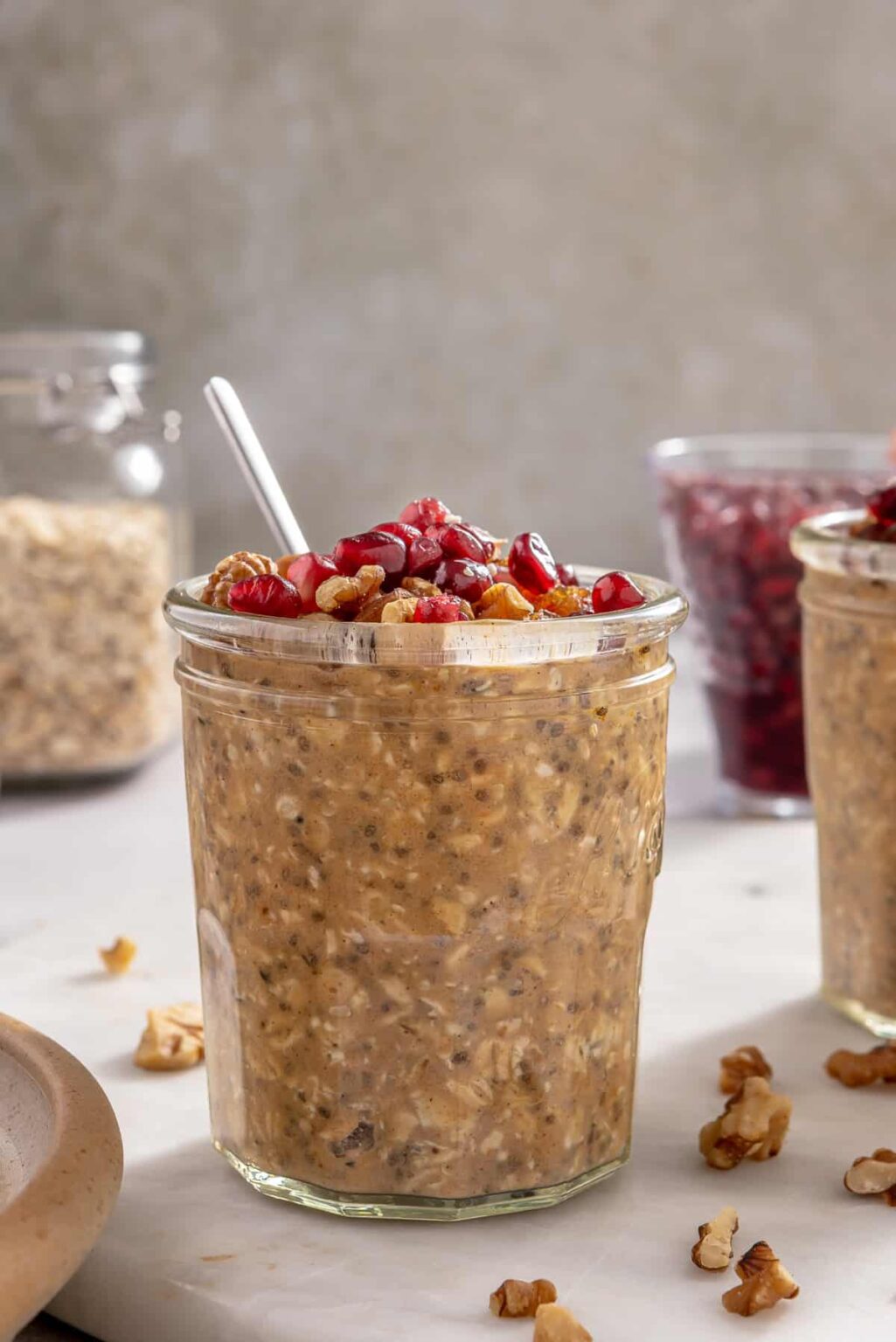 High-Protein Pumpkin Overnight Oats - Rachael's Good Eats