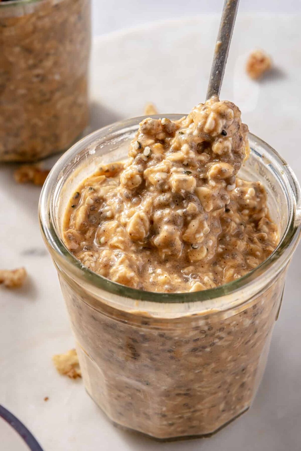 High-Protein Pumpkin Overnight Oats - Rachael's Good Eats