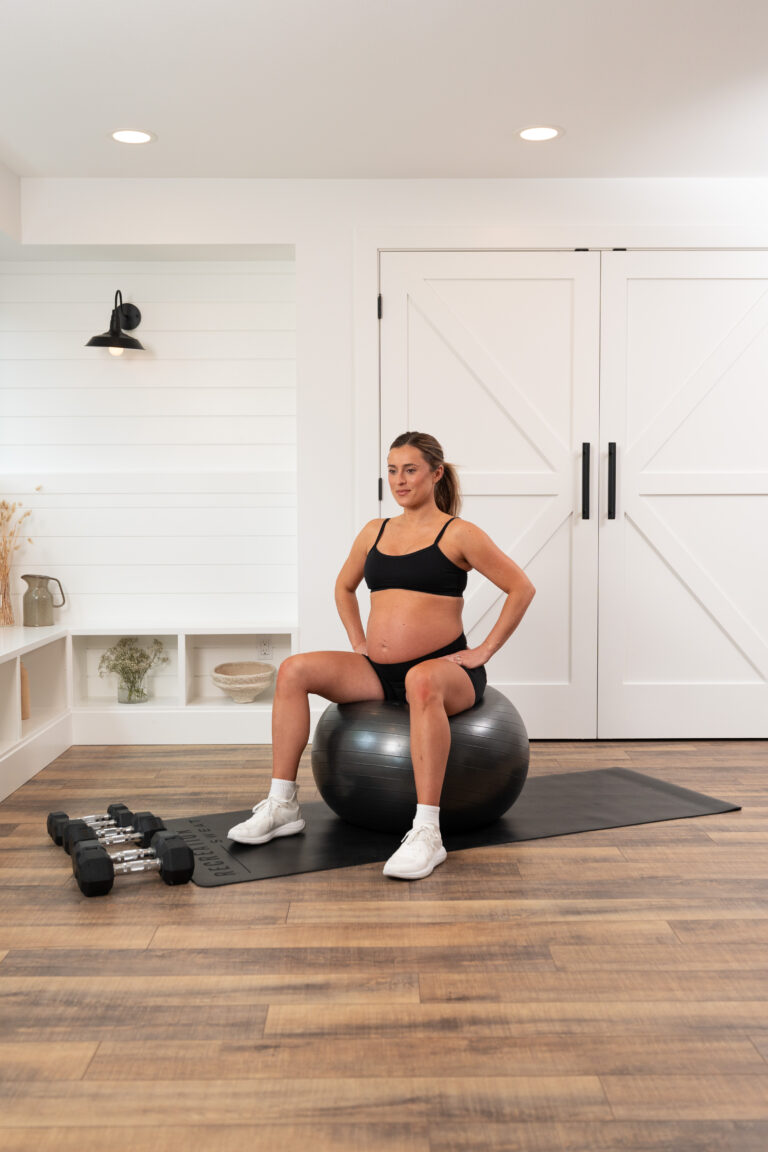 Yoga Ball Exercises for Pelvic Floor During Pregnancy