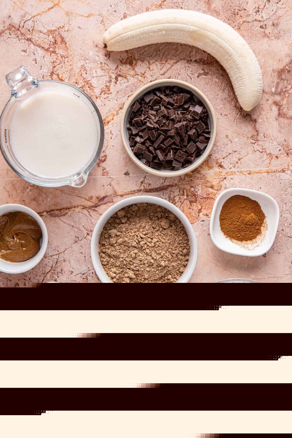 High-Protein Chocolate Chunk Almond Butter Smoothie - Rachael's Good Eats