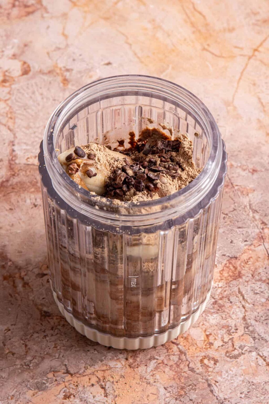 High-Protein Chocolate Chunk Almond Butter Smoothie - Rachael's Good Eats