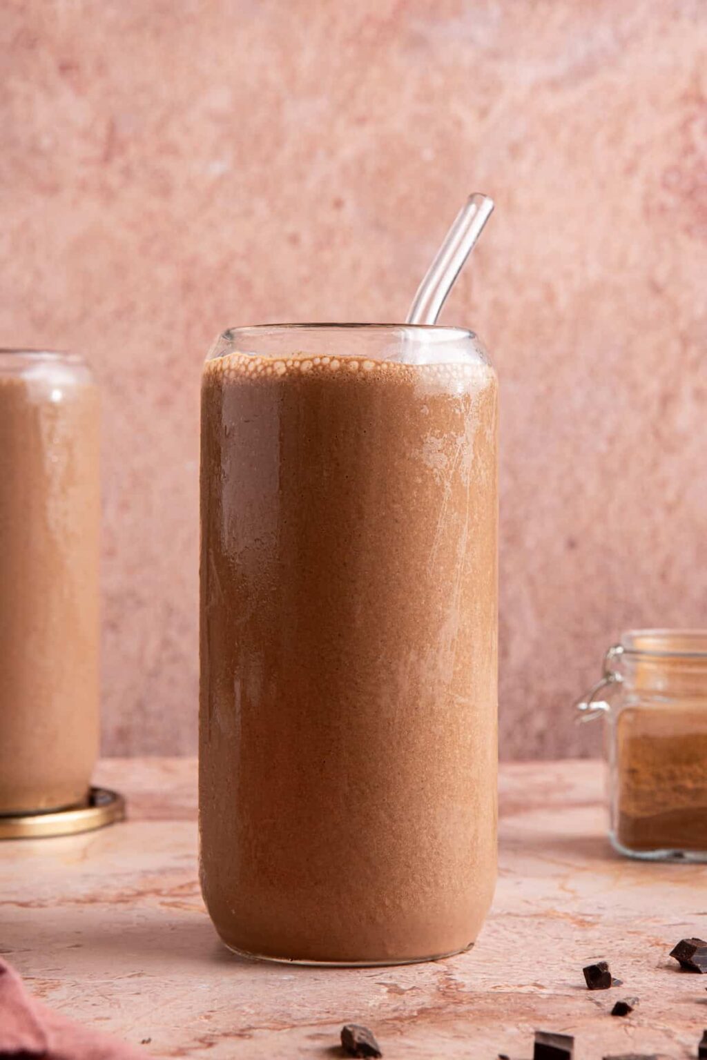 High-Protein Chocolate Chunk Almond Butter Smoothie - Rachael's Good Eats