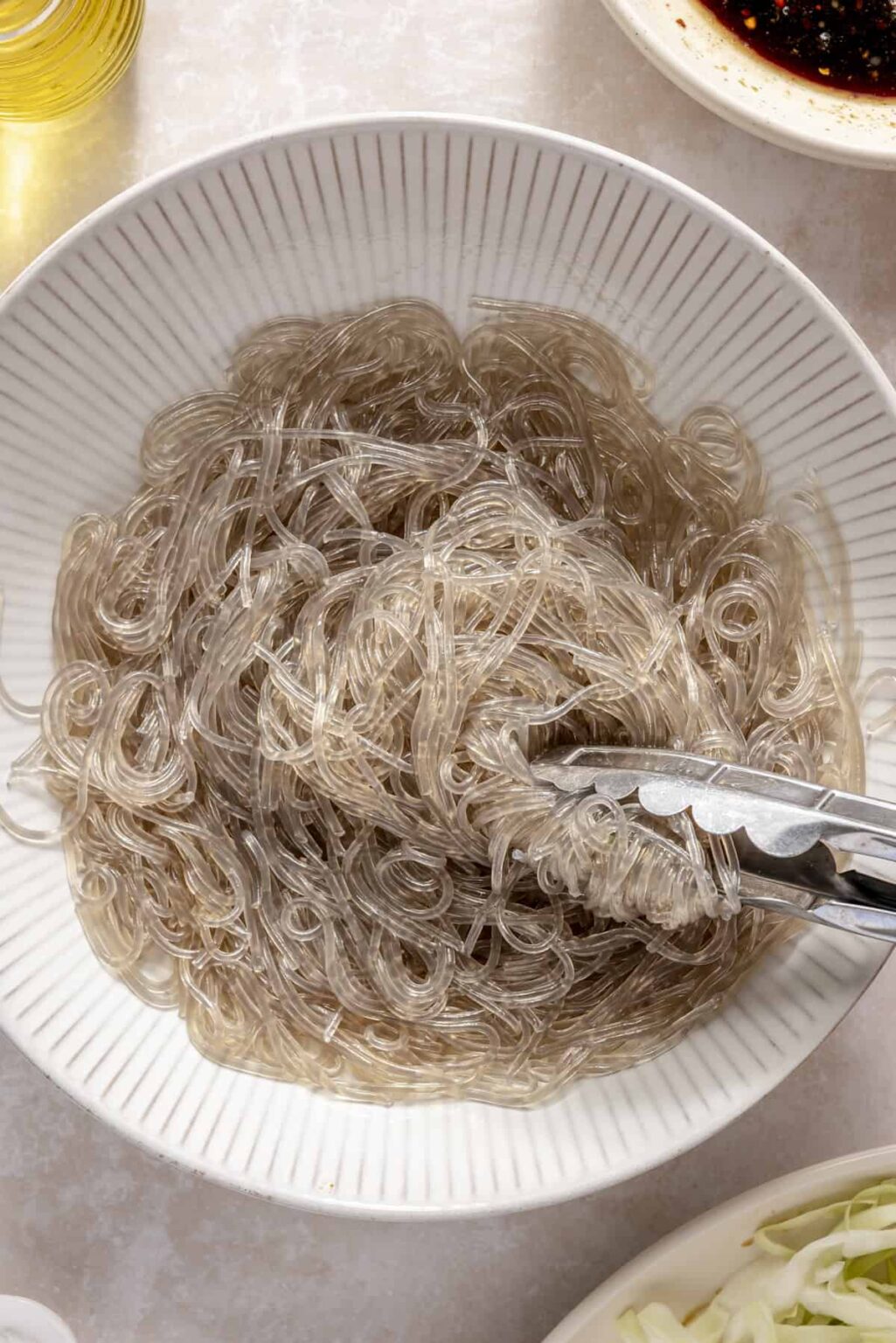 Honey Garlic Chicken with Glass Noodles - Rachael's Good Eats