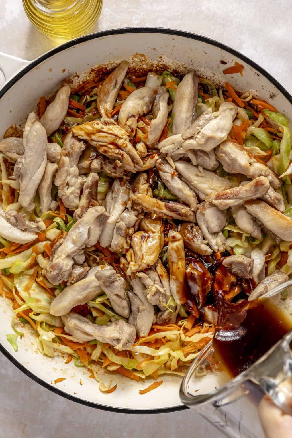 Honey Garlic Chicken with Glass Noodles - Rachael's Good Eats