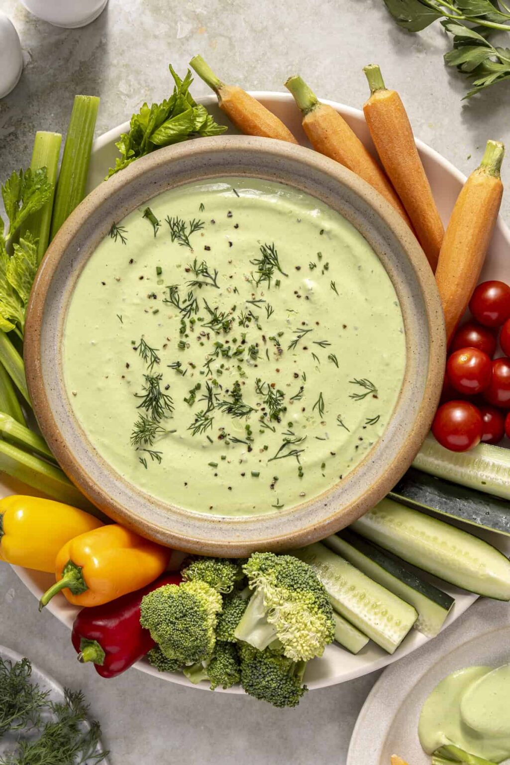 High-Protein Cottage Cheese Ranch Dip - Rachael's Good Eats