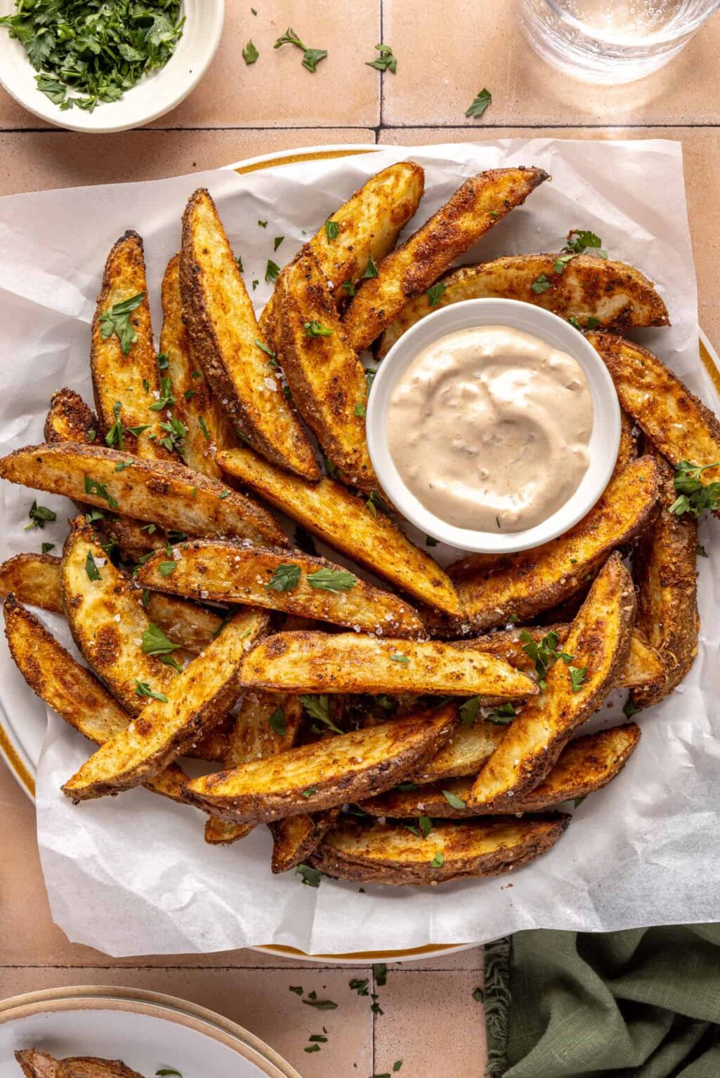 Homemade Jo Jos (Potato Wedges) with Fry Sauce - Rachael's Good Eats